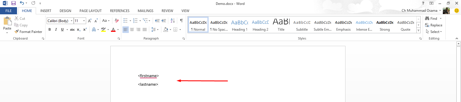 How To Edit Ms Word Text With C Console Application Blog Choudhary Muhammad Osama